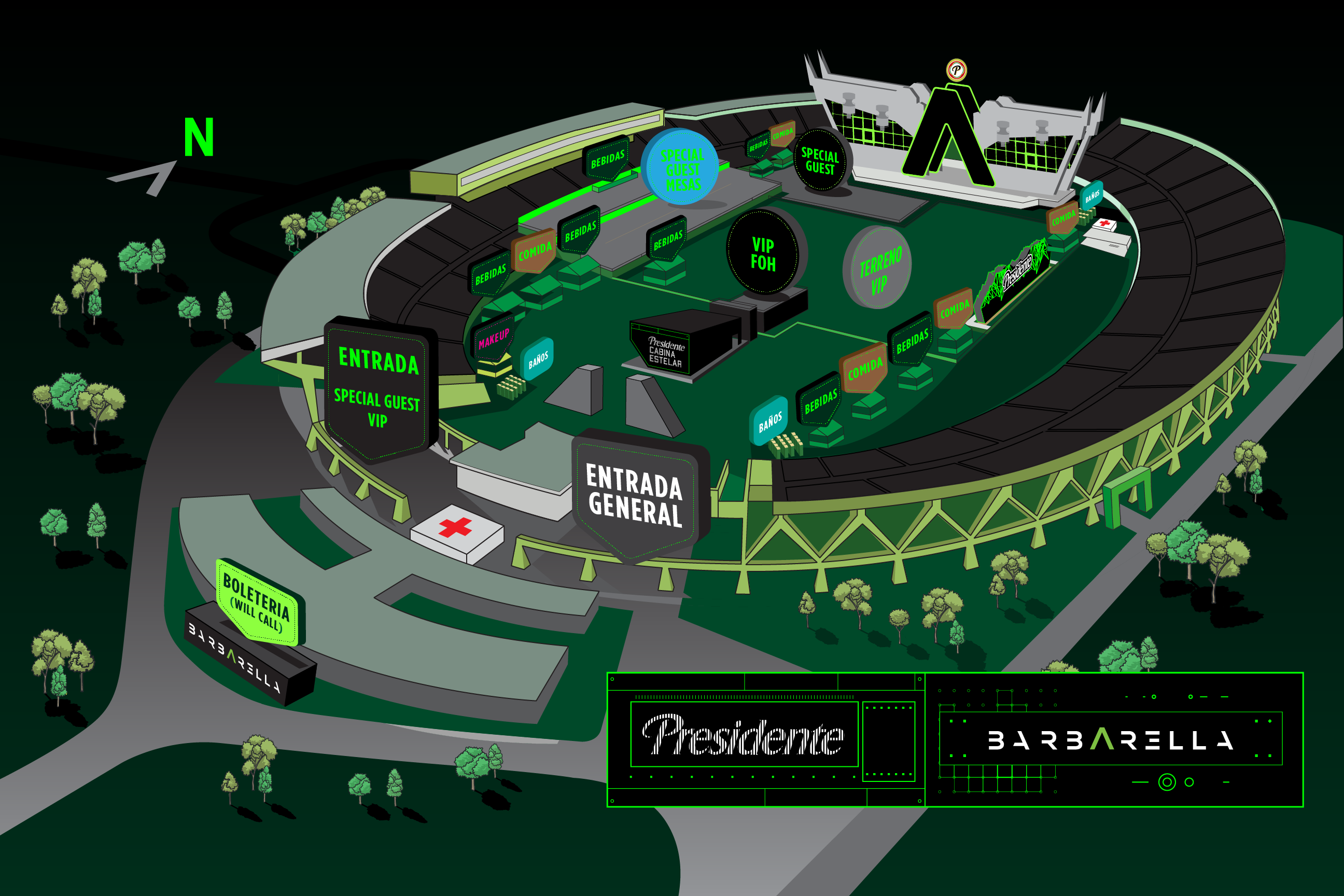 Llega la nave interestelar de Presidente en Barbarella 2018 – Tu Puerto ...